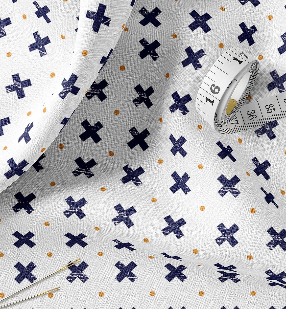 Hand Drawn Geometric Crosses - mayafabrics.com