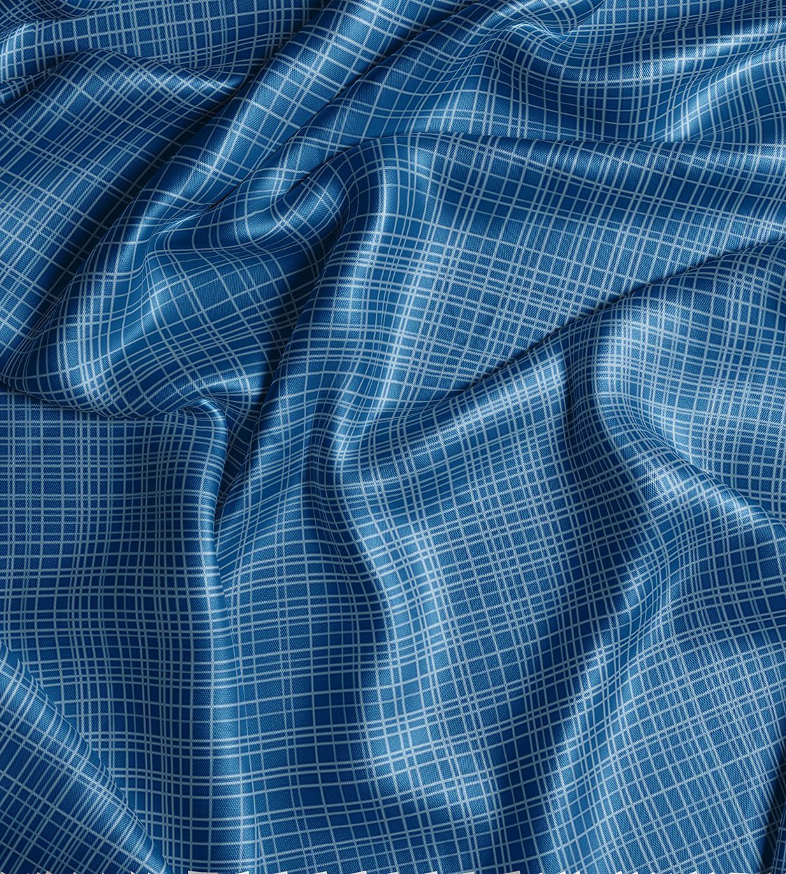 Navy Blue Crosshatch Grid Fabric – mayafabrics.com