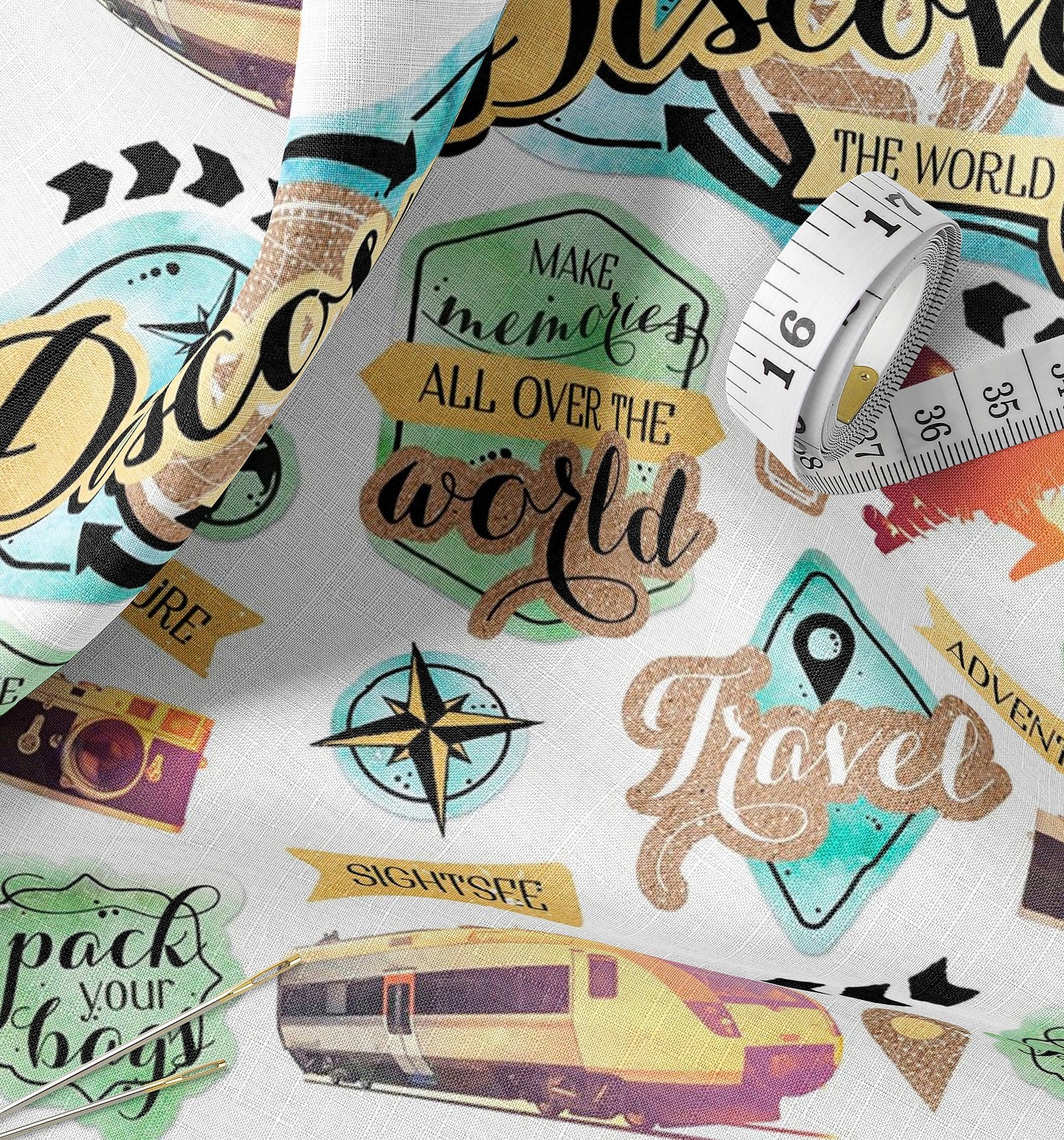 Travel Adventure Fabric – mayafabrics.com