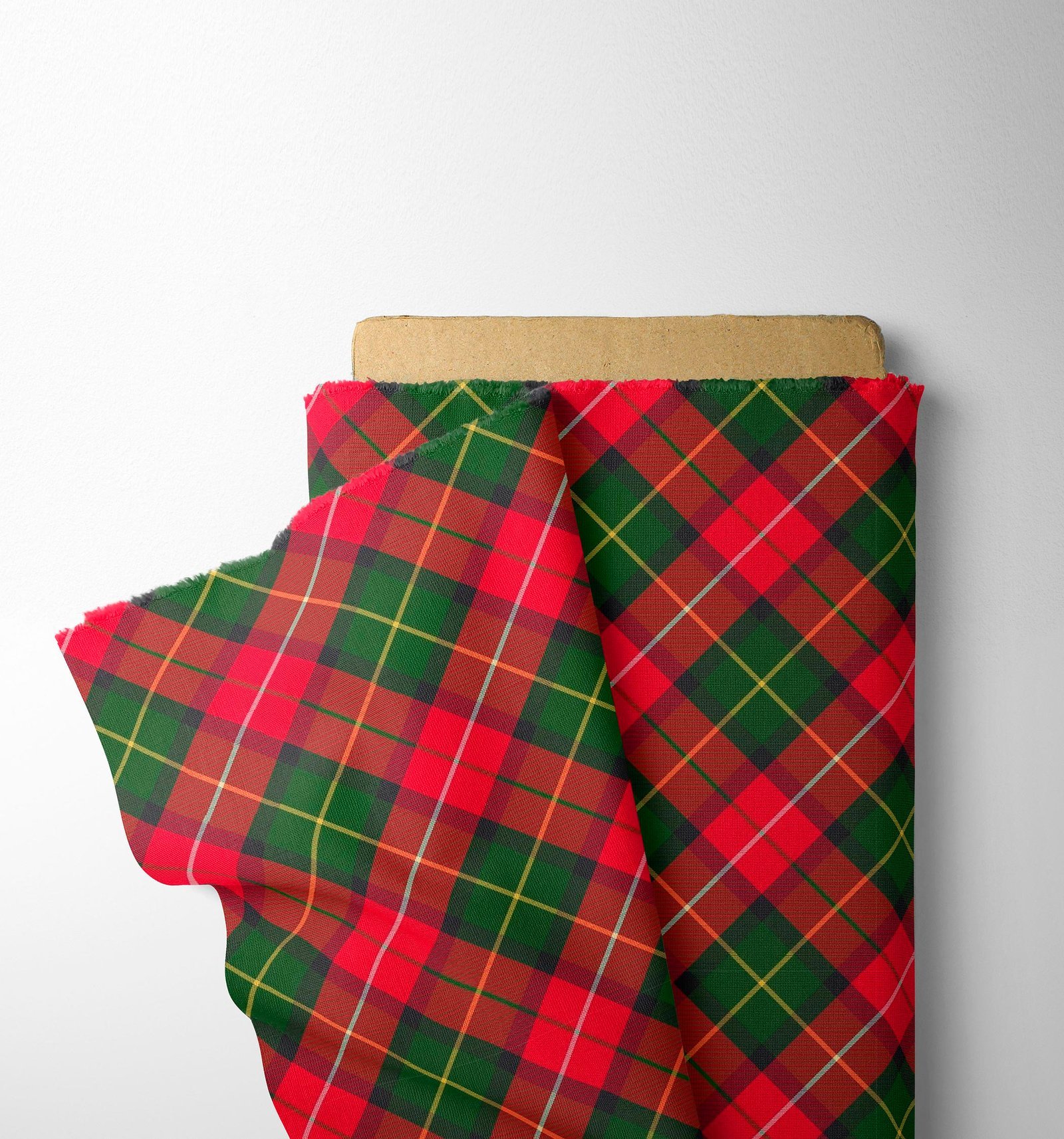 Red & Green Plaid Fabric - mayafabrics.com