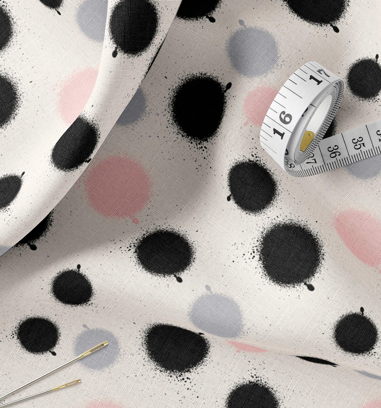 Spray Paint Dot Cotton Poplin Fabric – mayafabrics.com