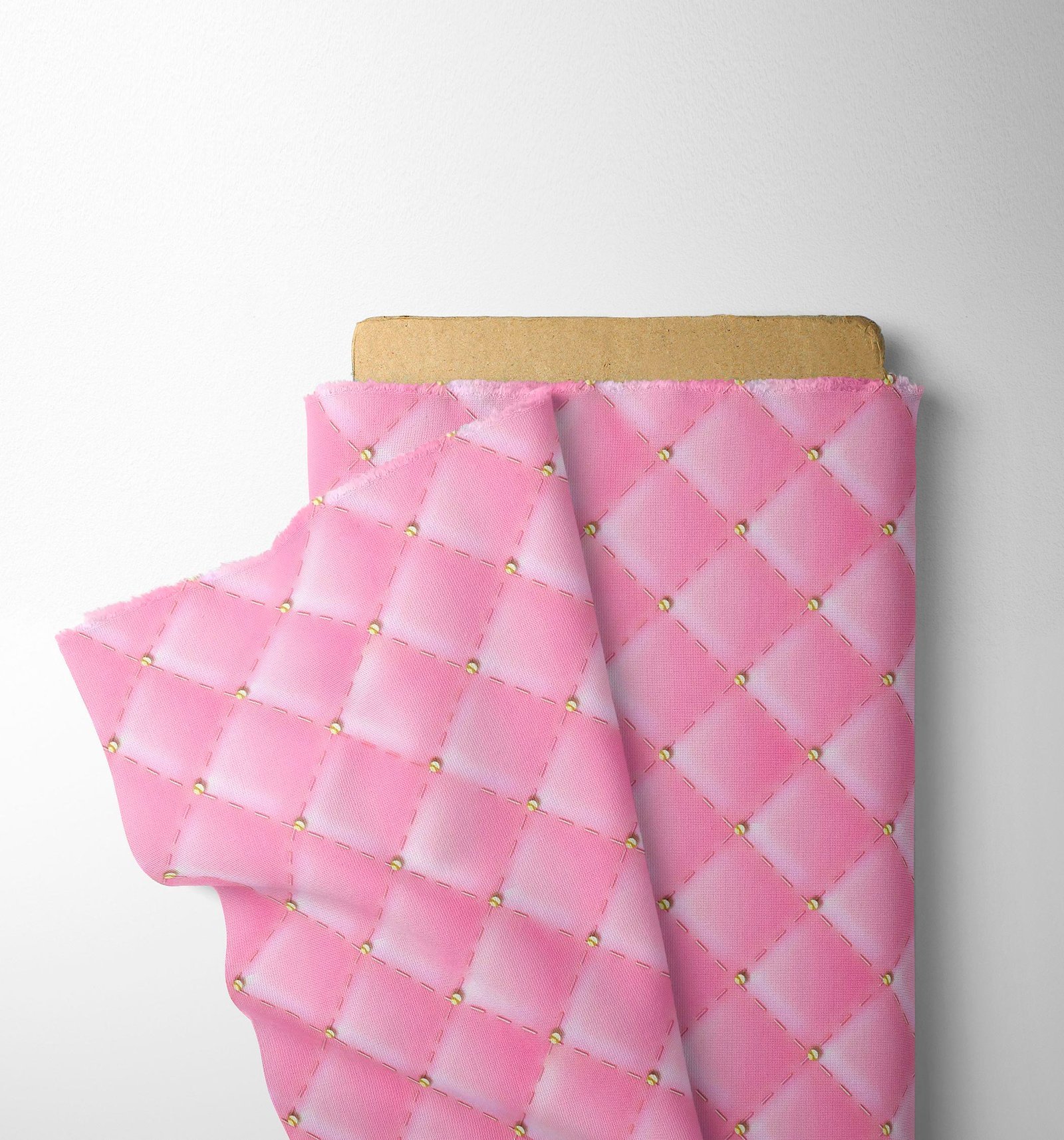 Pink Diamond Tufted Fabric – mayafabrics.com