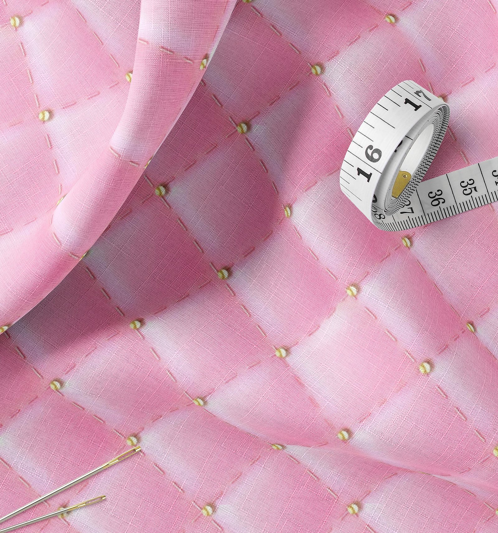 Pink Diamond Tufted Fabric – mayafabrics.com
