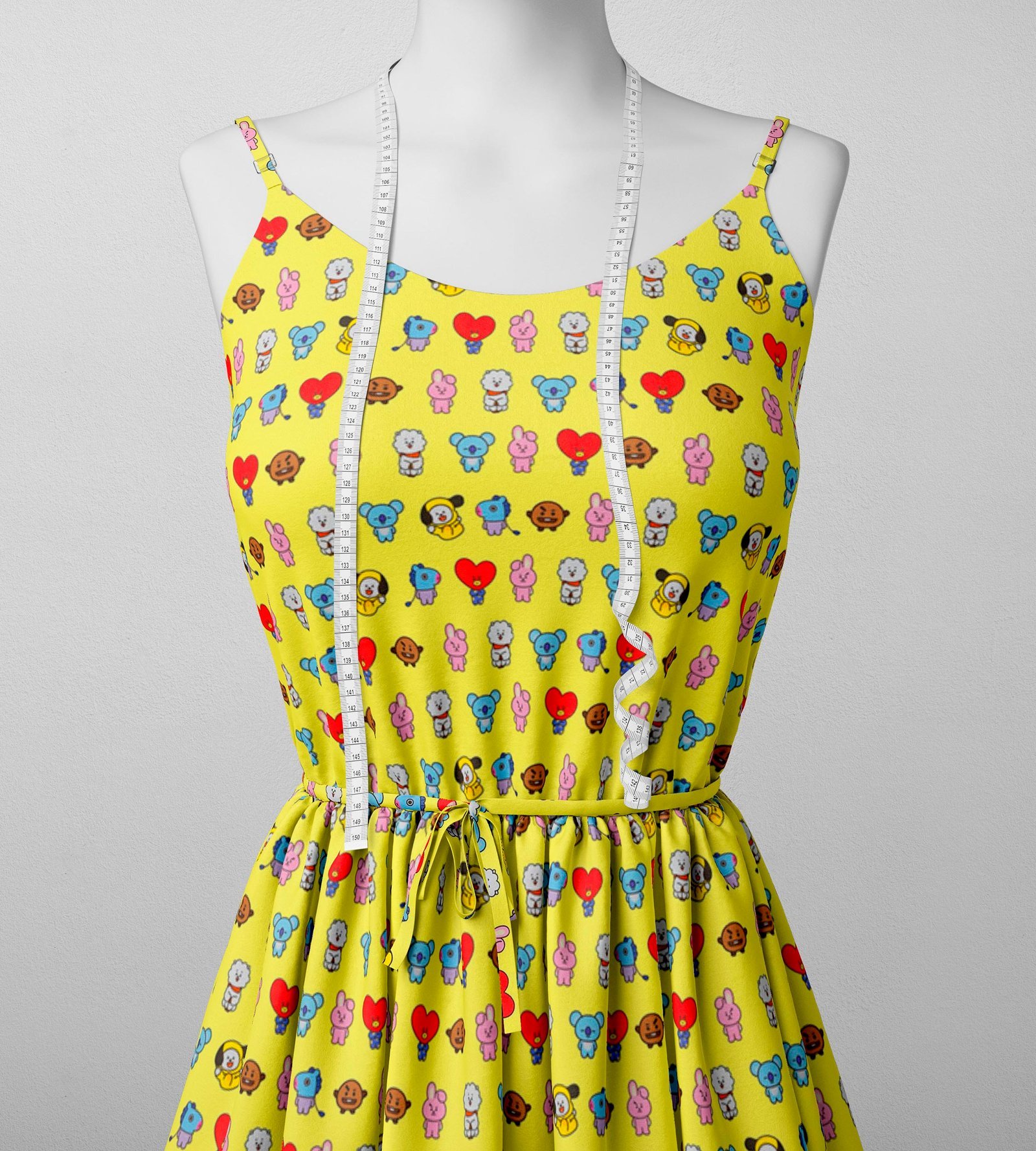 BT21 Character Yellow Fabric – mayafabrics.com