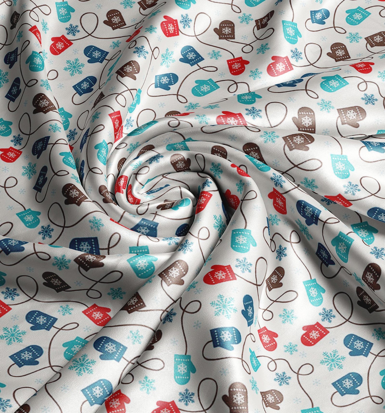 Winter Mitten Cotton Fabric – mayafabrics.com