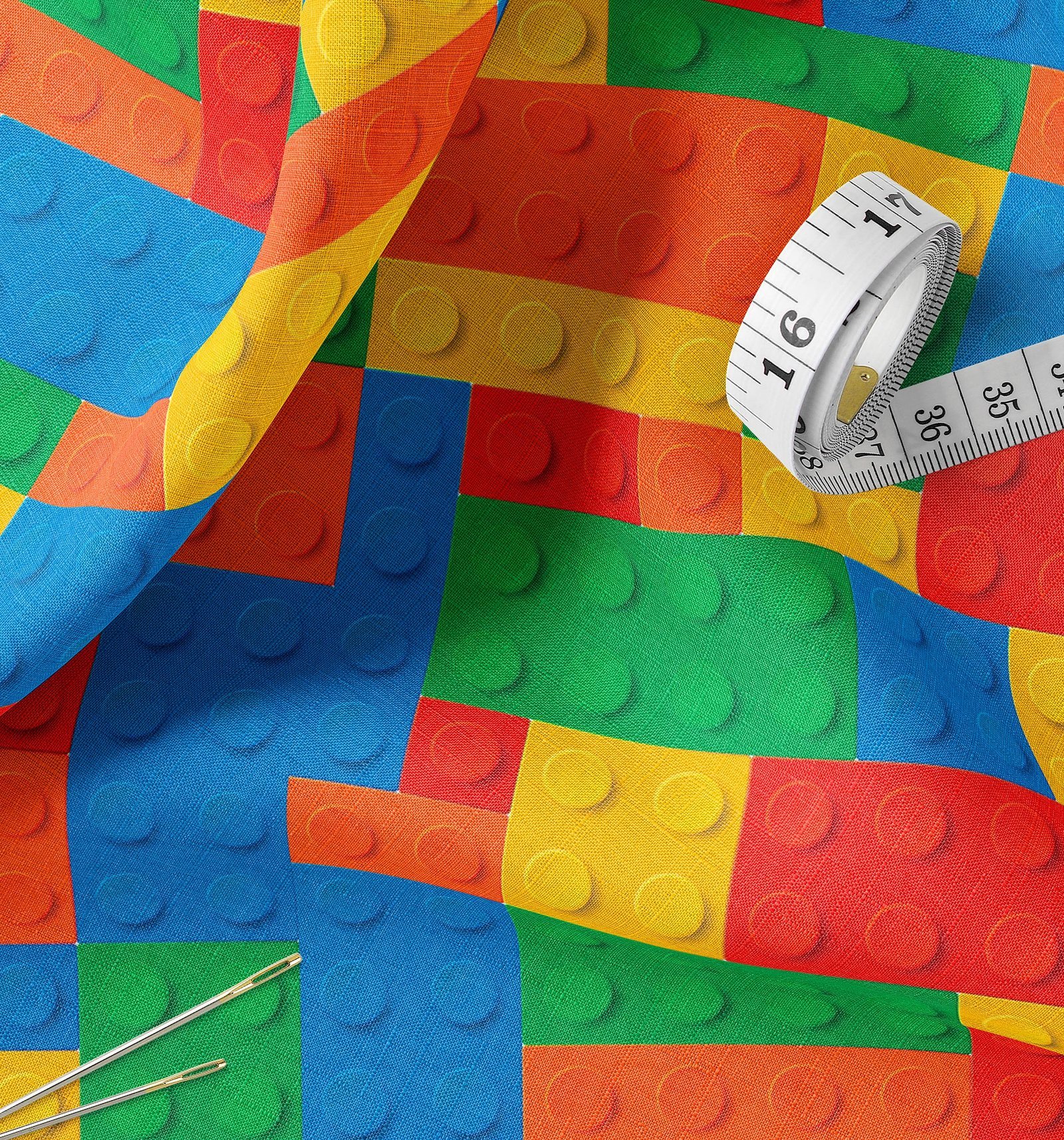 Lego Brick Fabric - mayafabrics.com