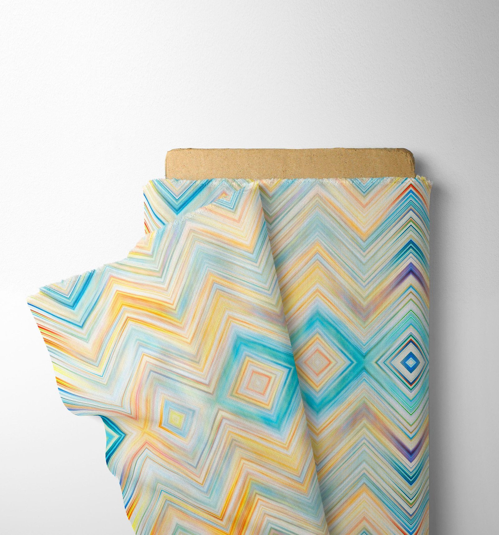 Chevron Diamond Print Fabric - mayafabrics.com