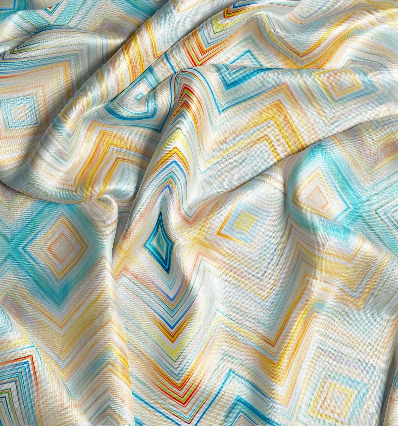 Chevron Diamond Print Fabric - mayafabrics.com